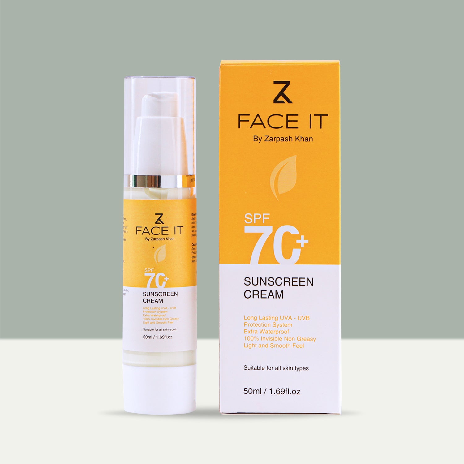 FACE IT SUNSCREEN CREAM – Face It By ZK